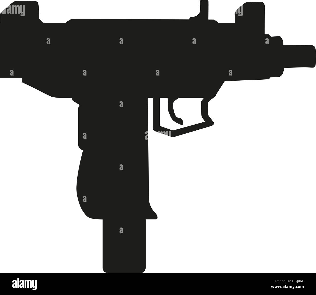 Uzi gun Cut Out Stock Images & Pictures - Alamy