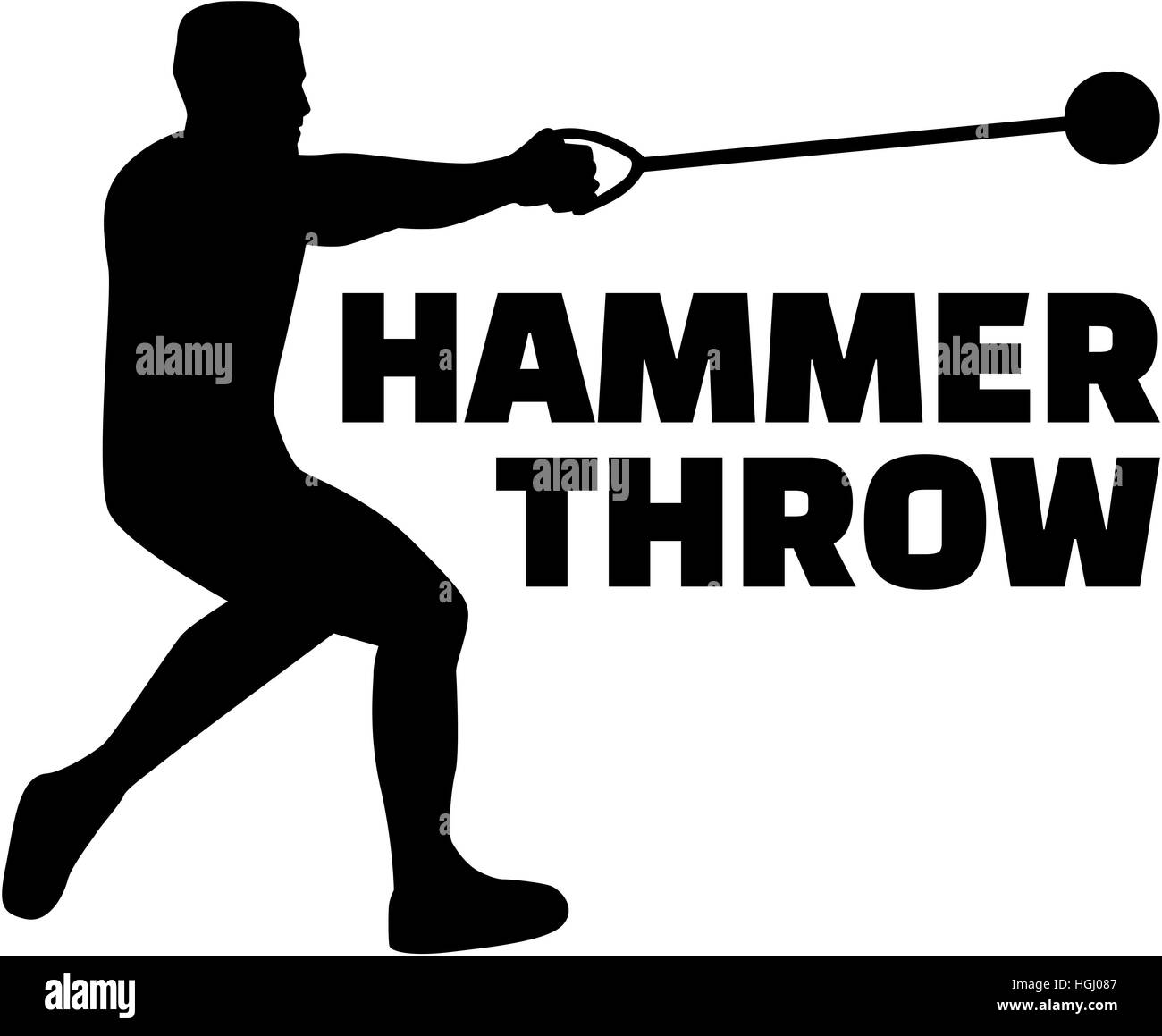 Thrower silhouette hi-res stock photography and images - Alamy