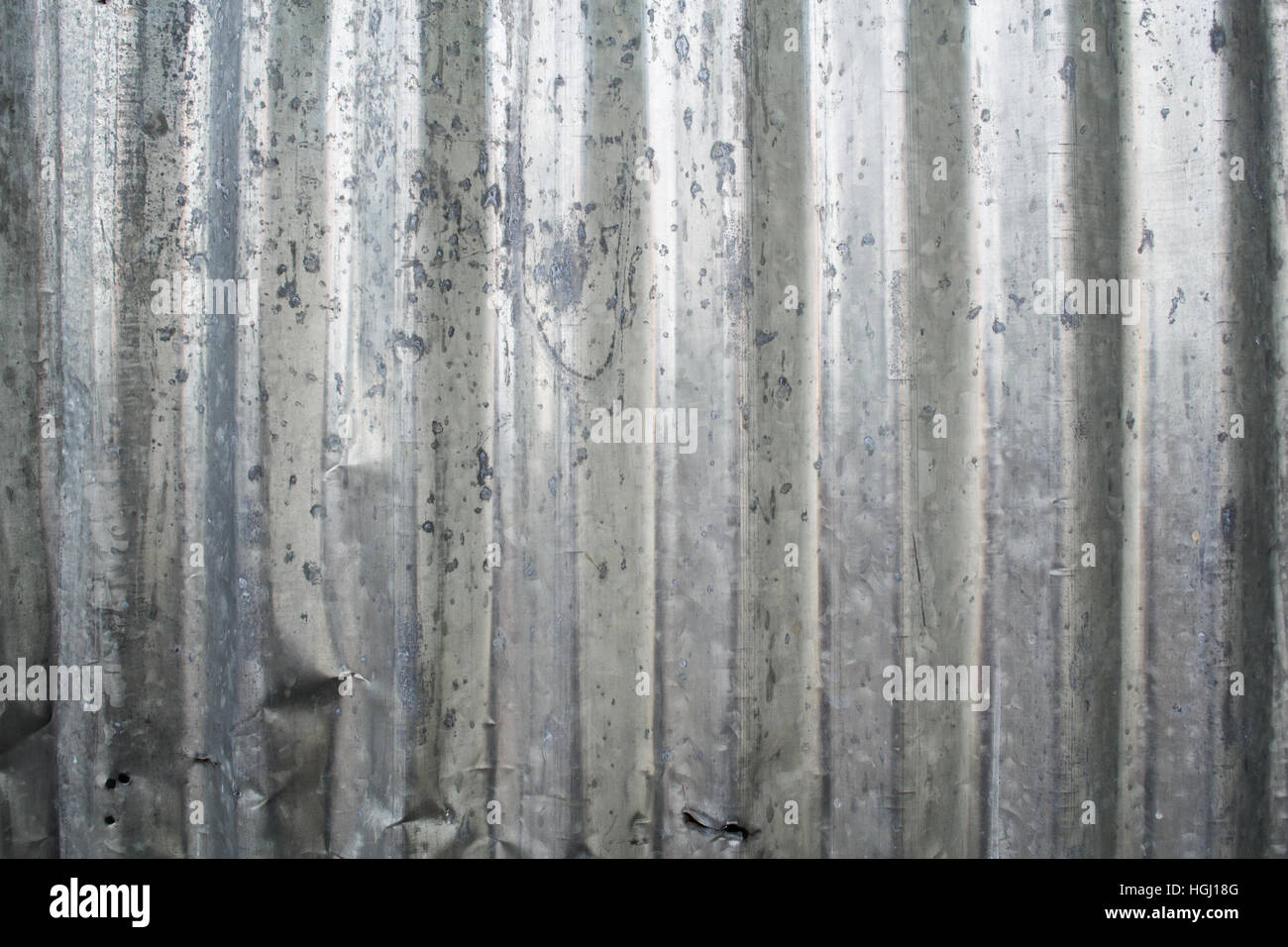 Old Stained Wavy Steel Plate Stock Photo - Alamy