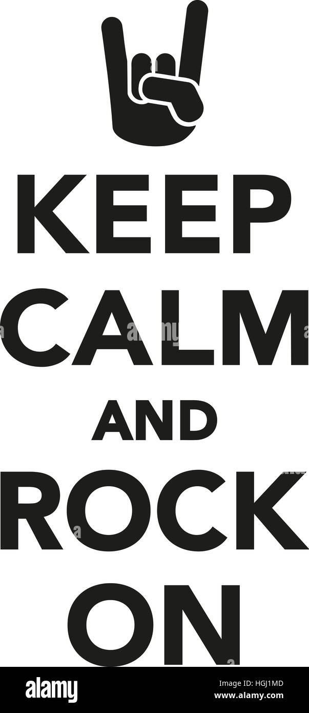 Keep Calm And Rock On Wallpapers