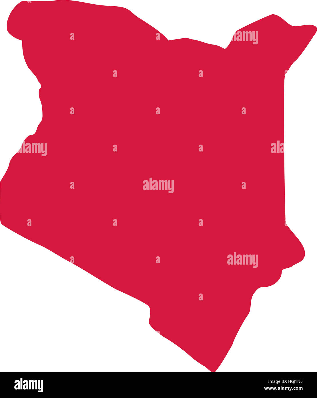 Kenya map hi-res stock photography and images - Alamy