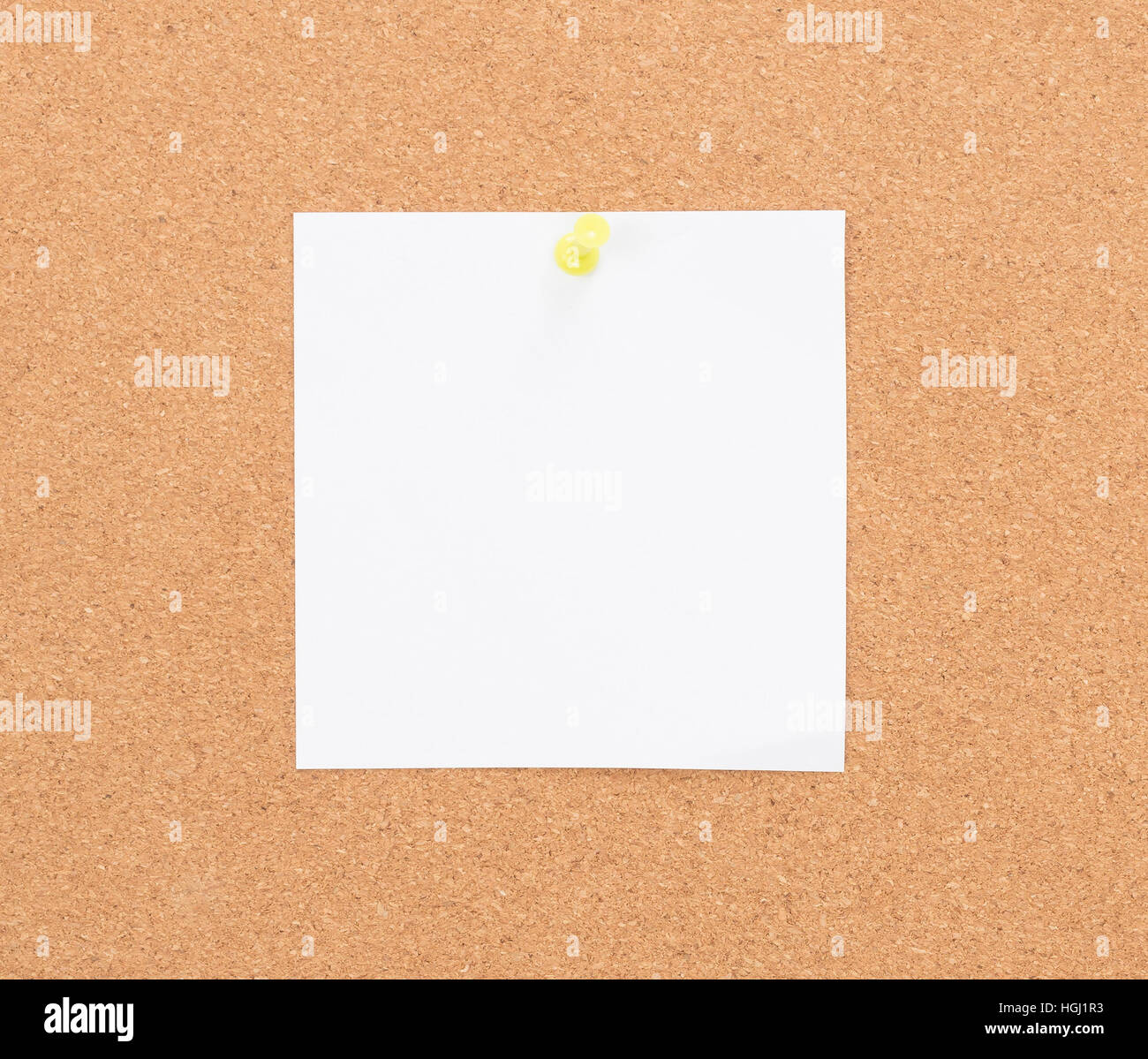 Vintage cork board with note paper - Isolated Stock Photo - Alamy