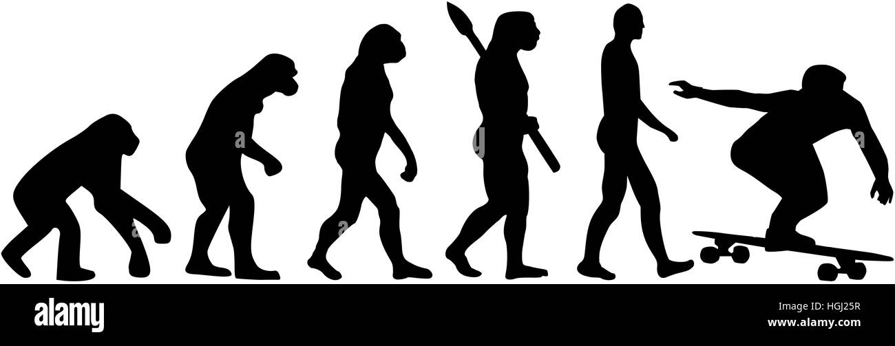 Evolution skateboarding hi-res stock photography and images - Alamy