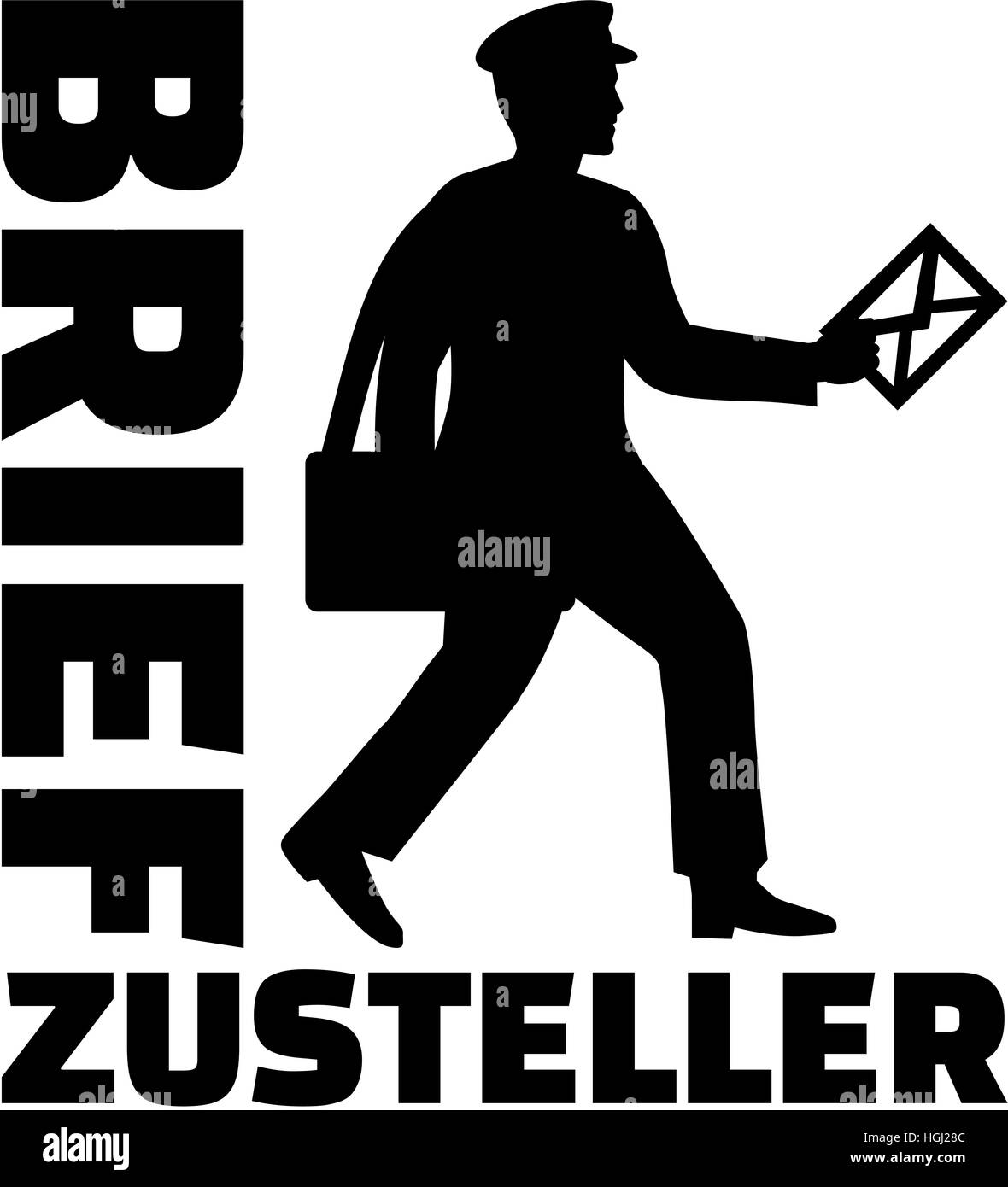 German postman hi-res stock photography and images - Alamy