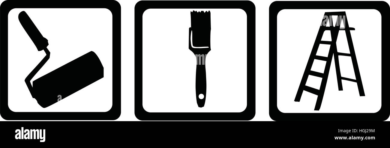 Painter logo hi-res stock photography and images - Alamy