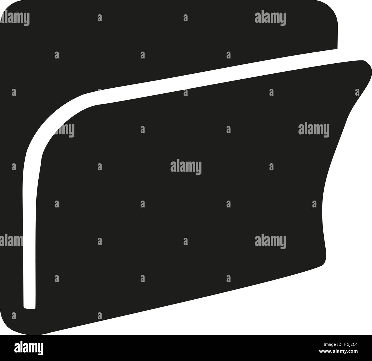 Map folder icon Stock Photo - Alamy