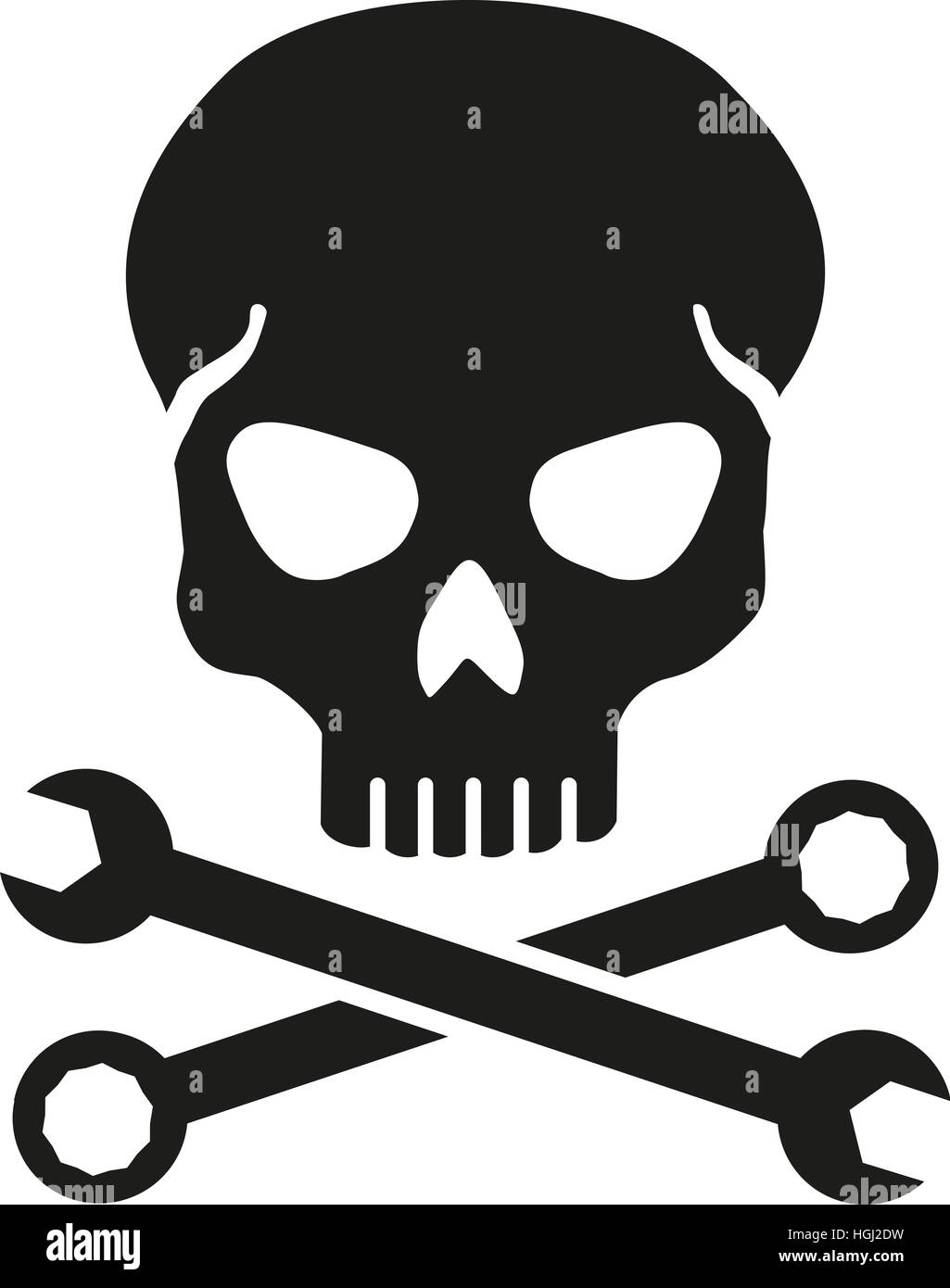 Mechanic skull wrench hi-res stock photography and images - Alamy