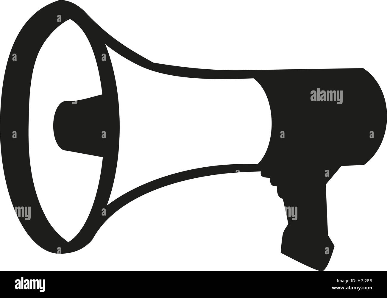Megaphone symbol hi-res stock photography and images - Alamy