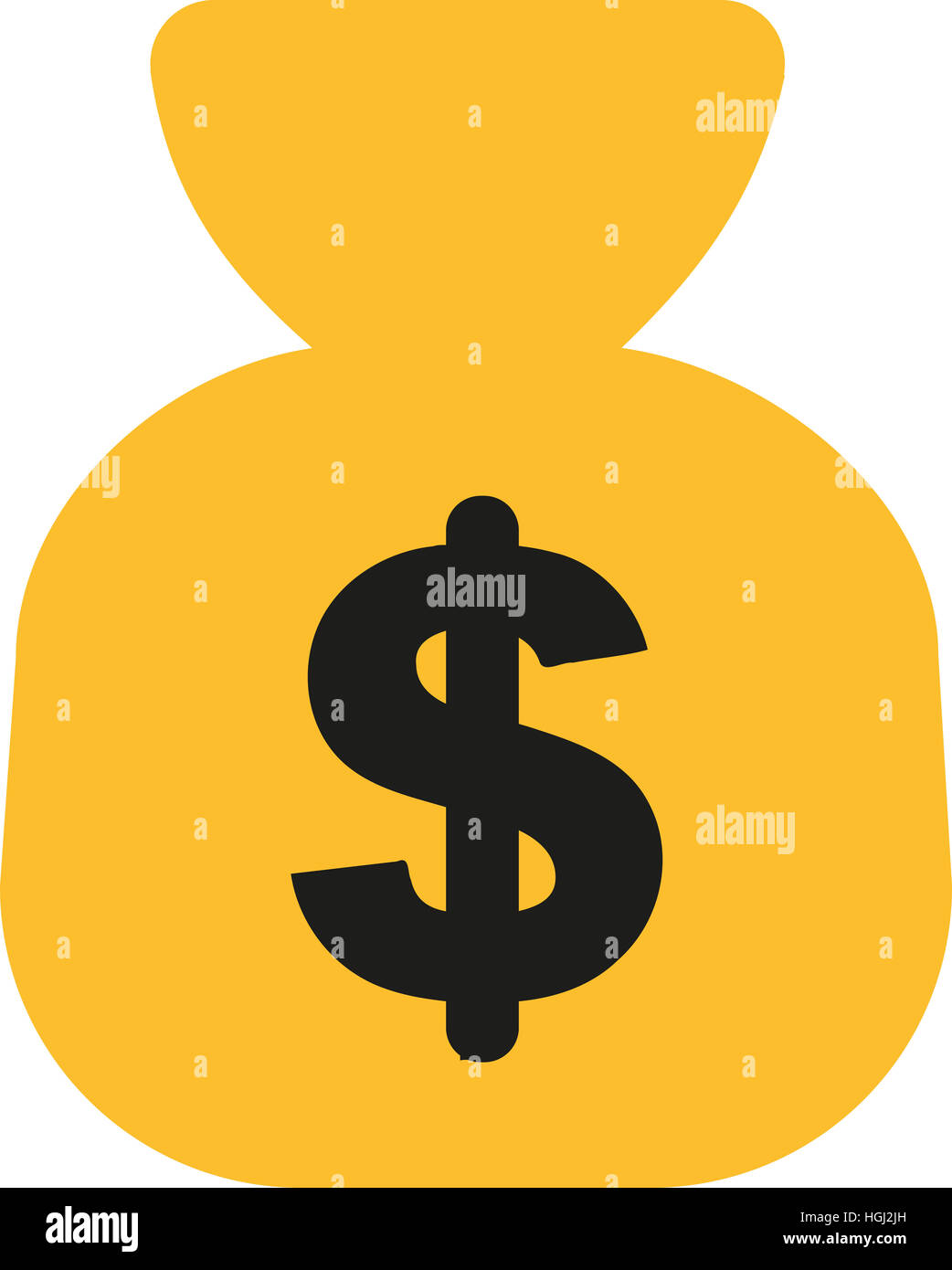 Money bag with dollar sign Stock Photo - Alamy