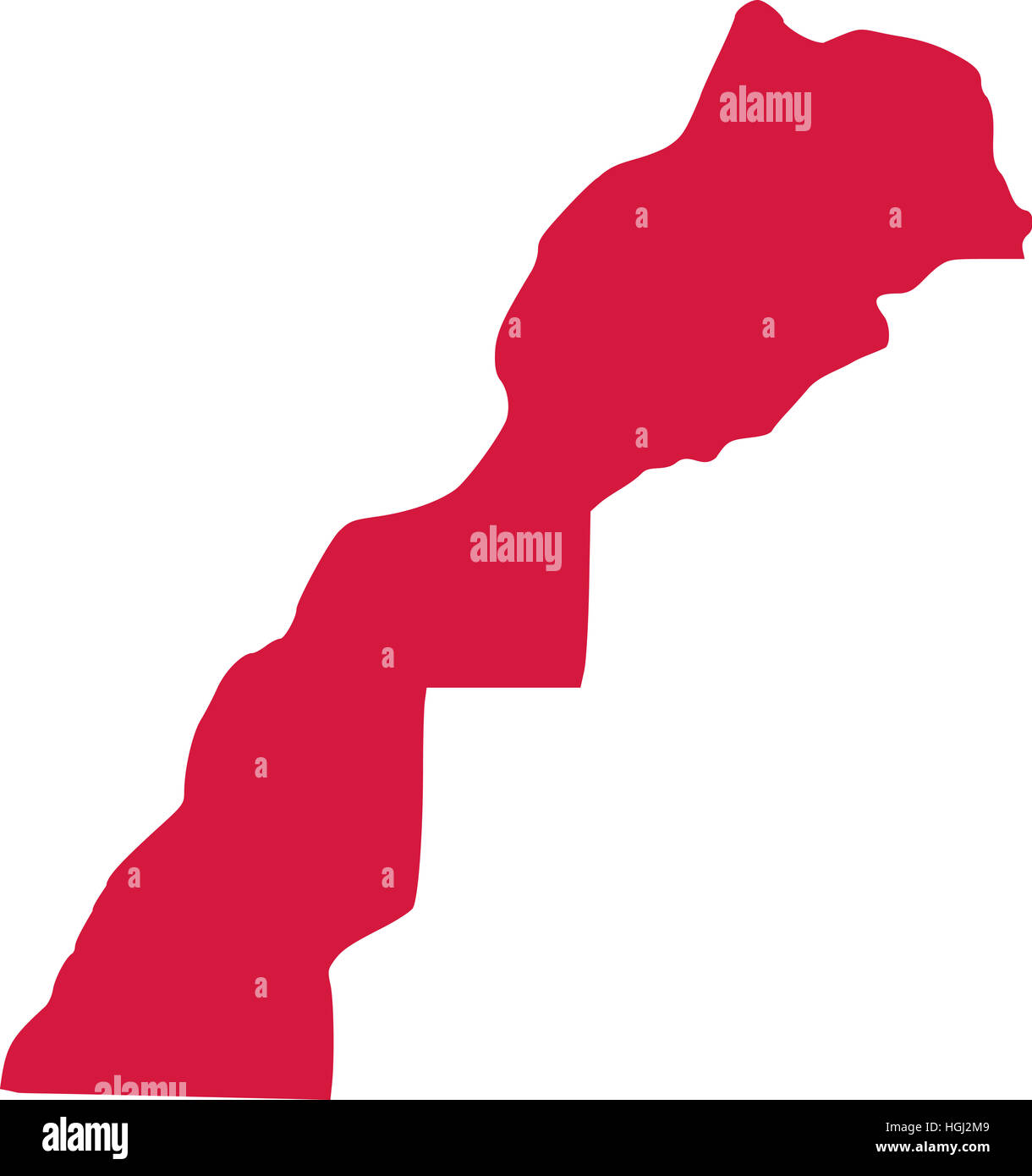 Morocco map hi-res stock photography and images - Alamy