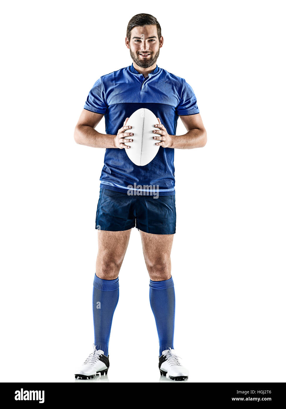 Smiling rugby players Cut Out Stock Images & Pictures - Alamy