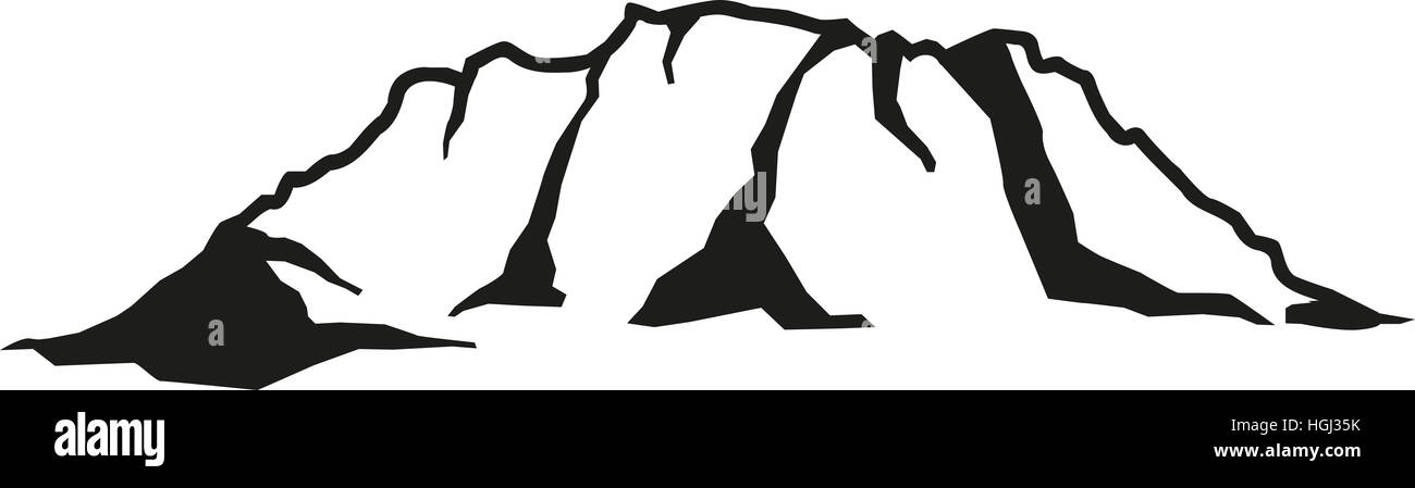 Mountain peak shape hi-res stock photography and images - Alamy