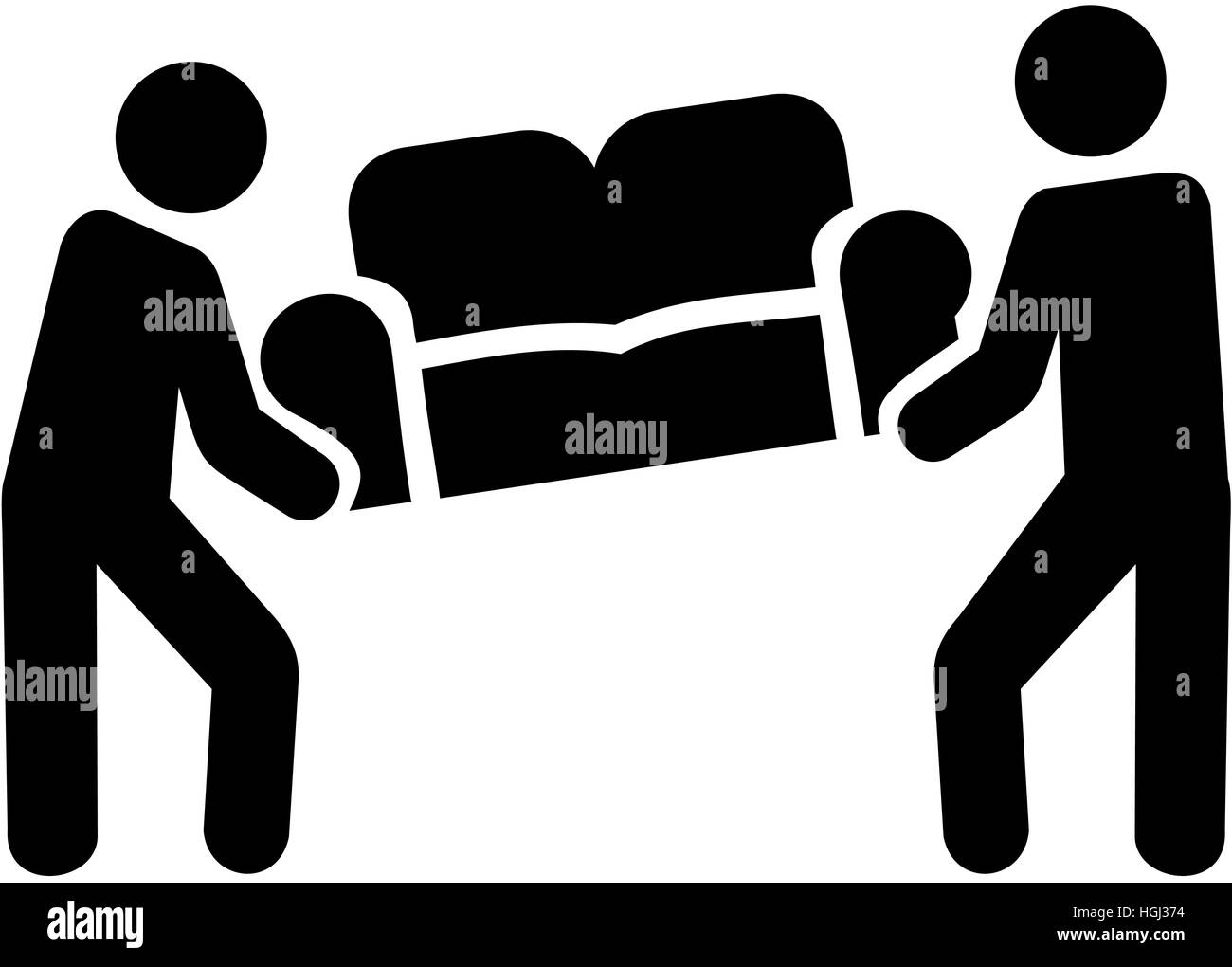 Furniture icon Black and White Stock Photos & Images - Alamy