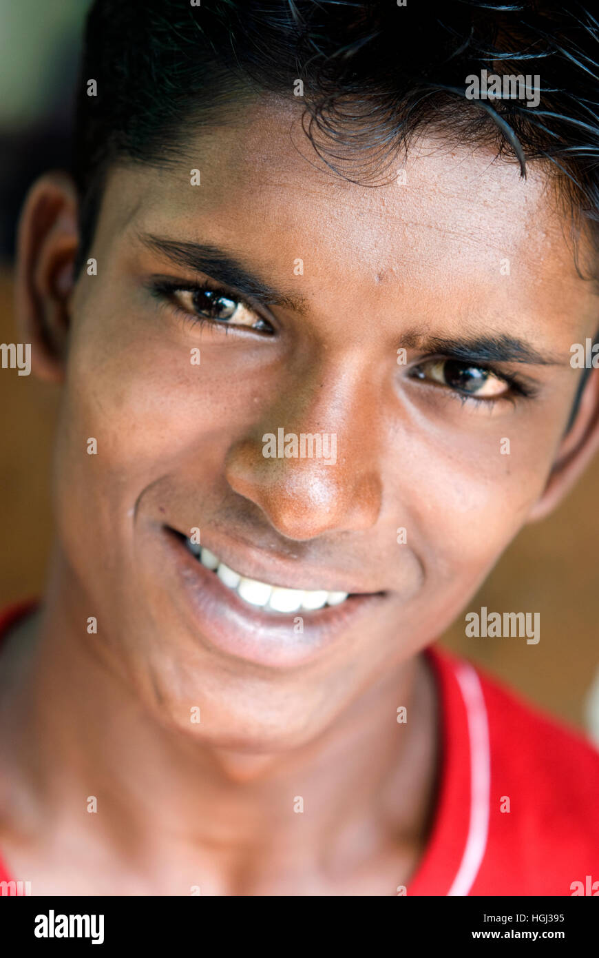 Young Fijian man of Indian origin in Suva Stock Photo - Alamy