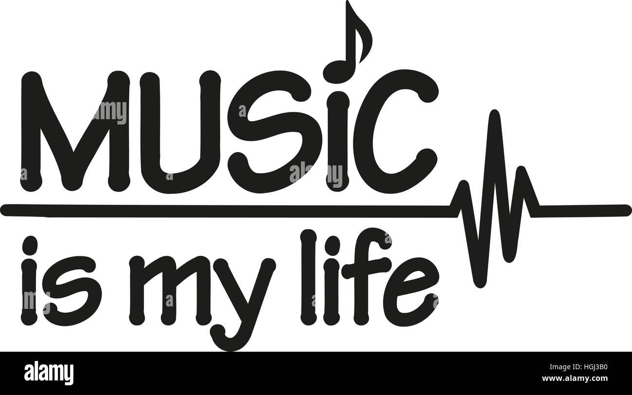 Music is my life Stock Photo - Alamy