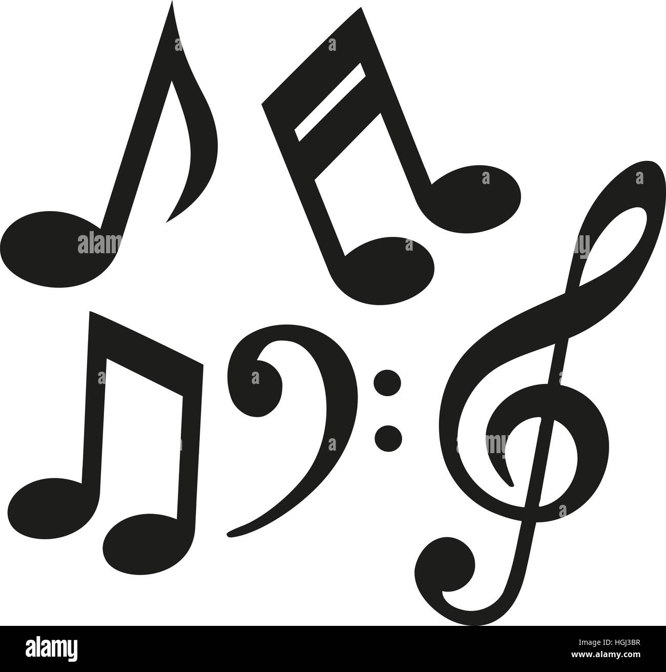 Music notes abstract hi-res stock photography and images - Alamy