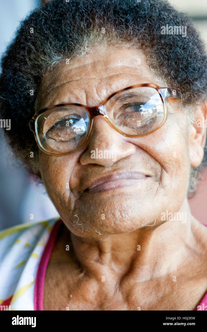 Fijian woman hi-res stock photography and images - Alamy