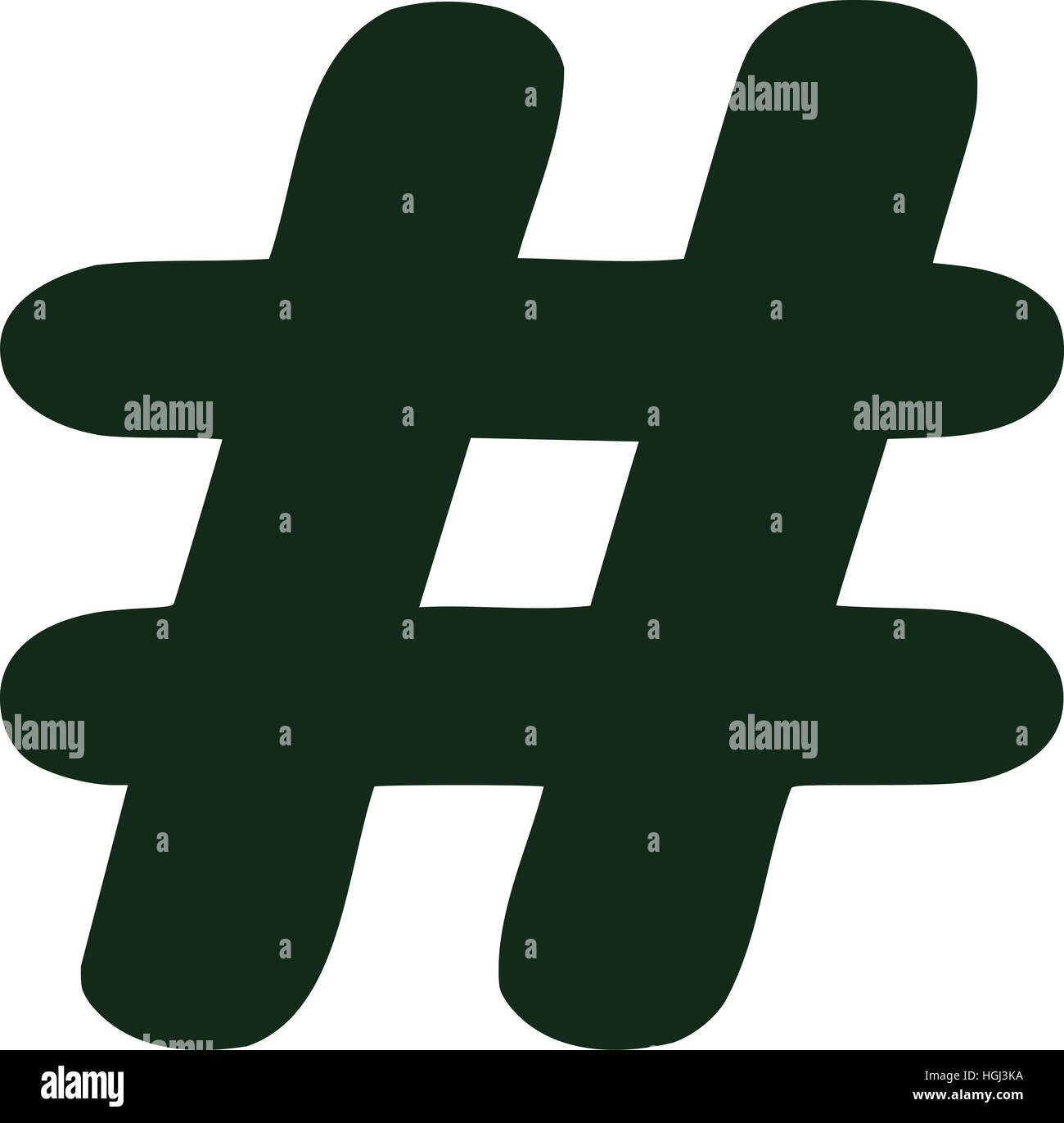 Hash icon hi-res stock photography and images - Alamy