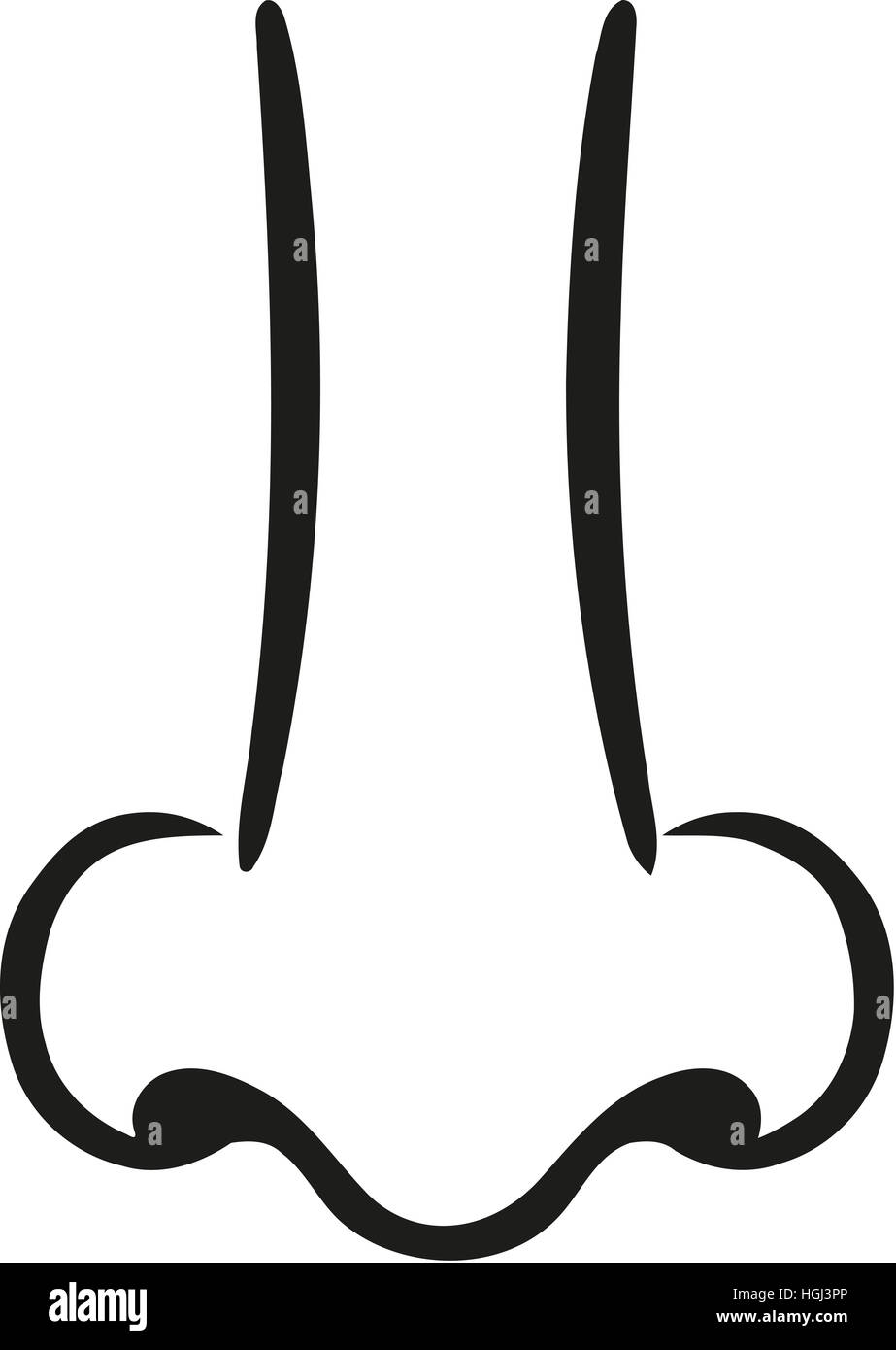 Nose pictogram hi-res stock photography and images - Alamy