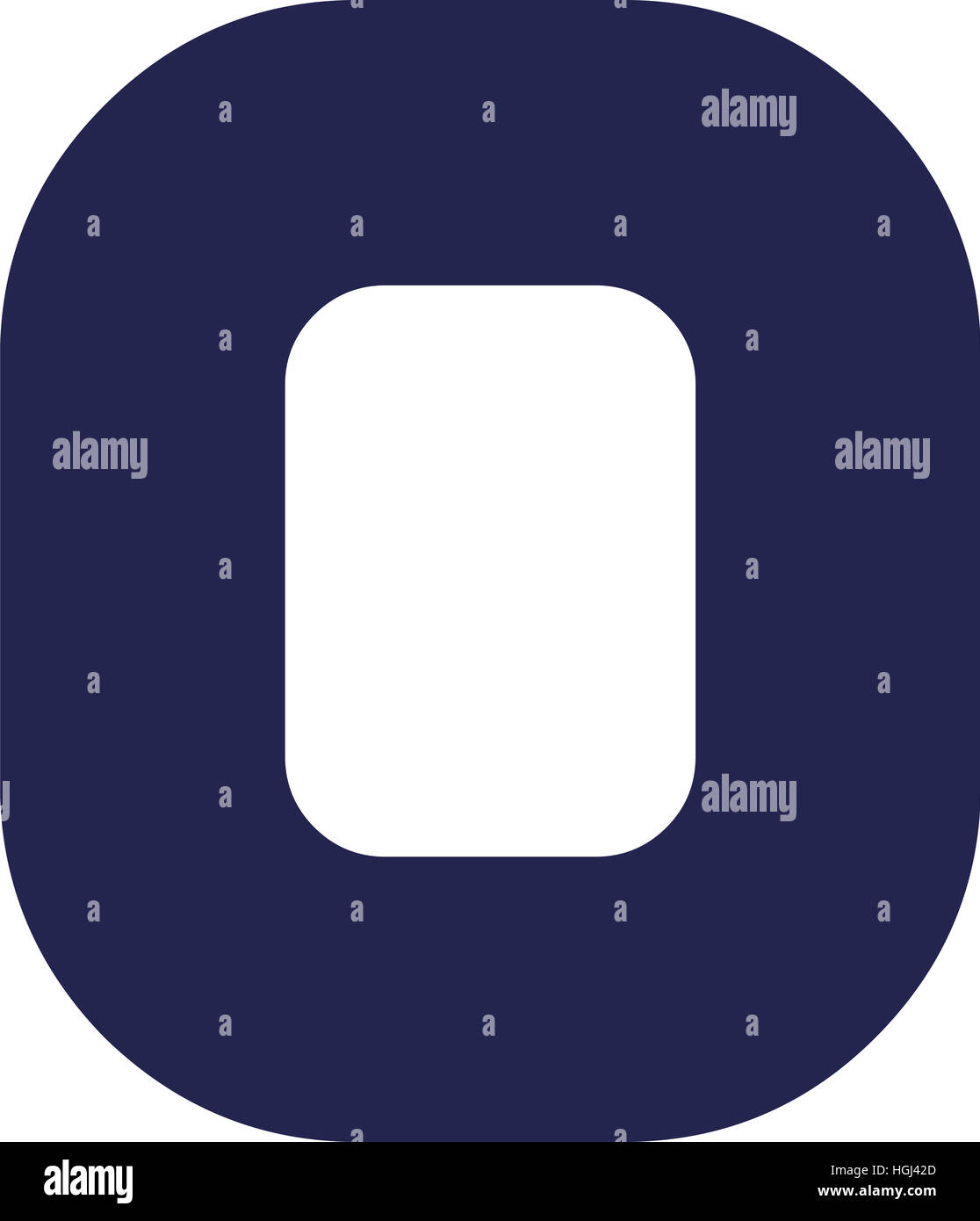 Zero fat number digit Stock Photo - Alamy