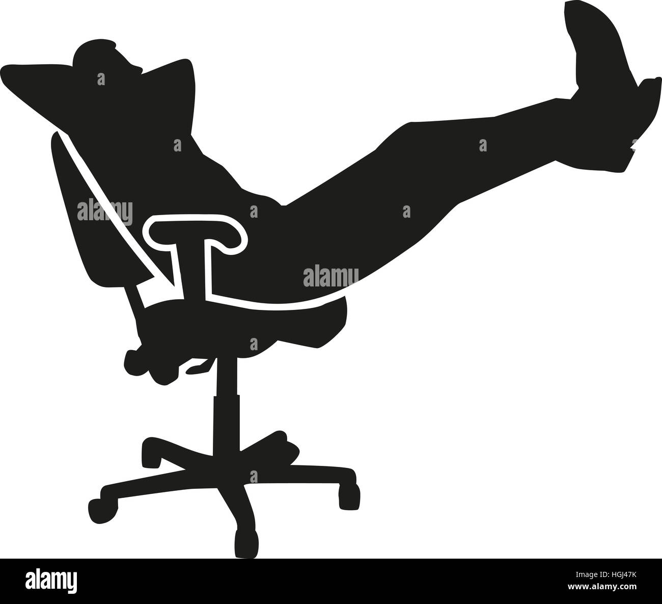 Office worker work workplace Cut Out Stock Images & Pictures - Alamy