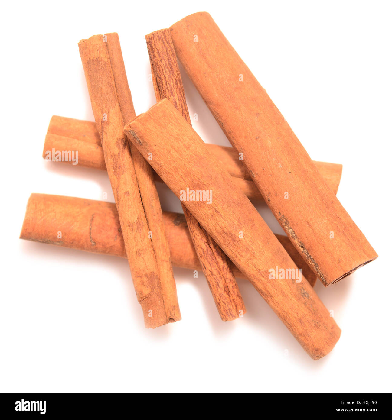 cinnamon isolated on white background Stock Photo - Alamy