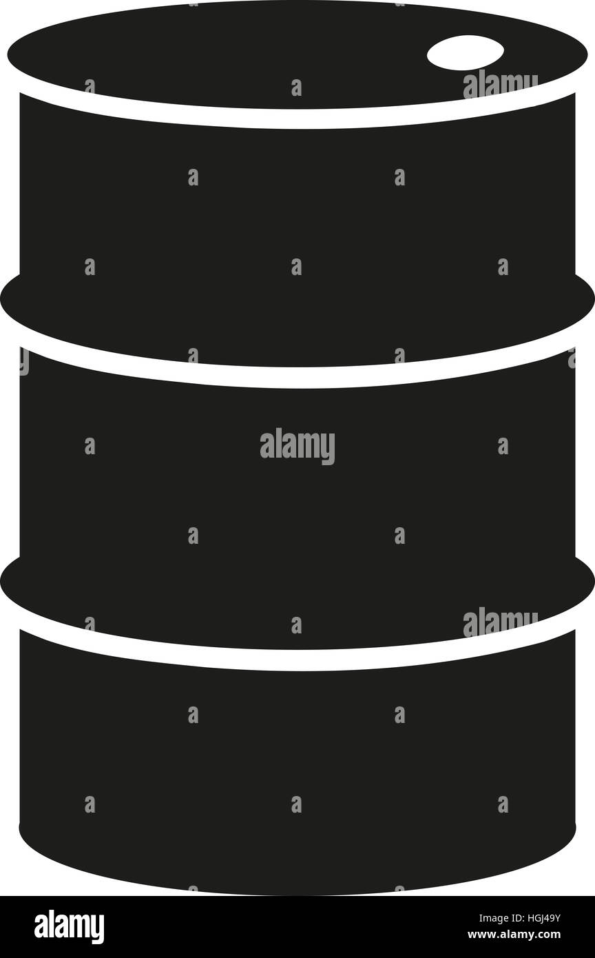 Oil barrel icon Stock Photo - Alamy