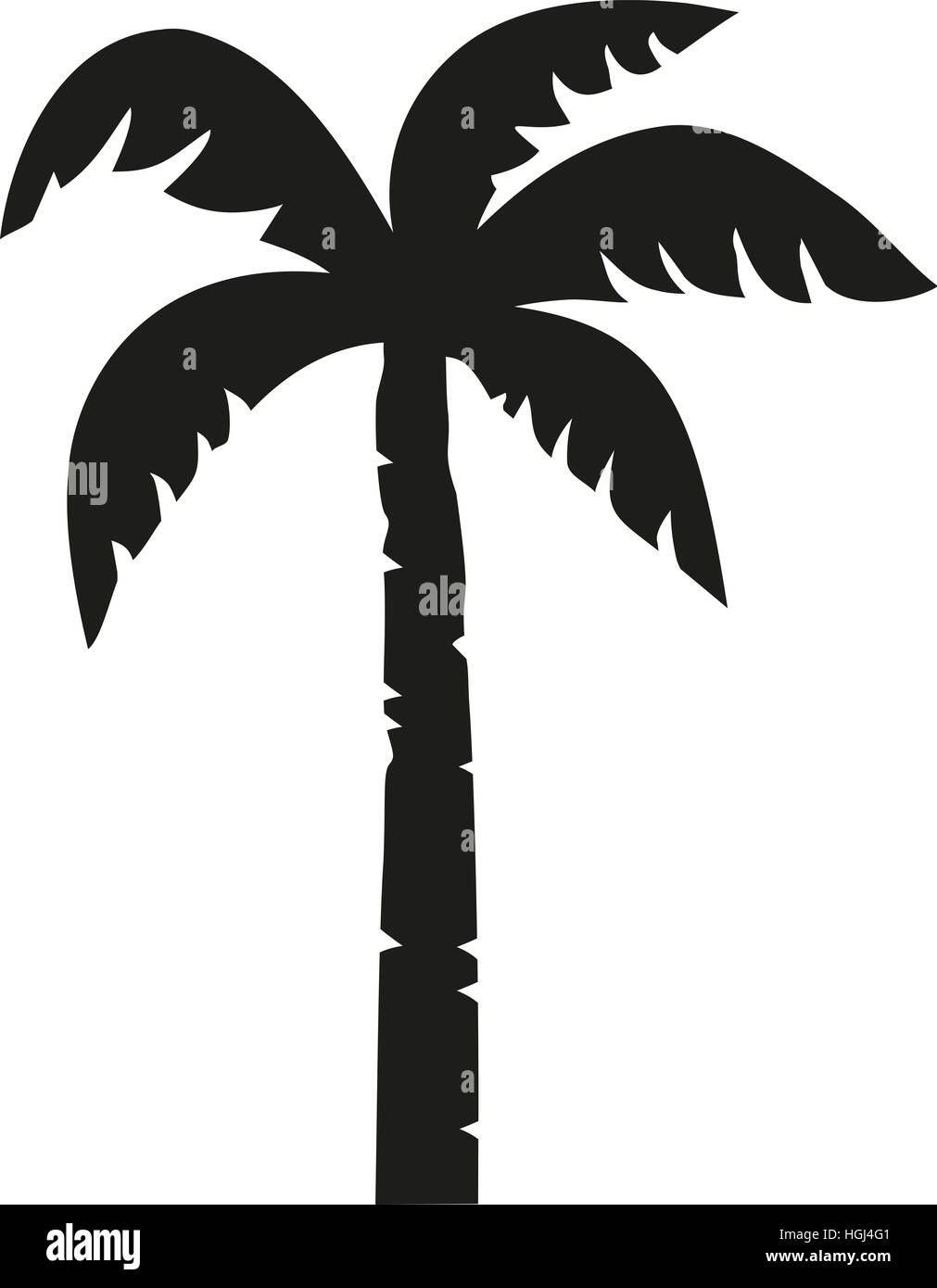 Palm tree vector Stock Photo - Alamy