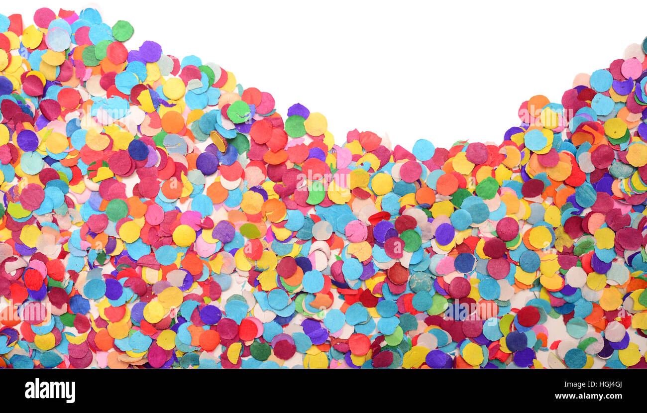 confetti isolated on white background Stock Photo - Alamy