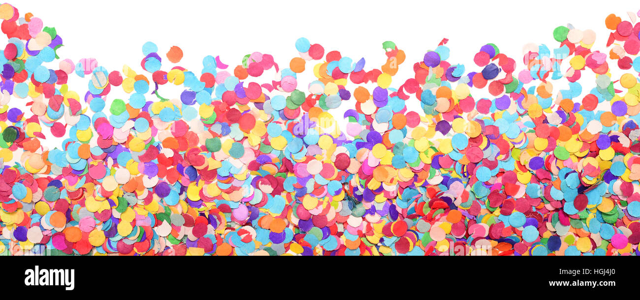confetti isolated on white background Stock Photo - Alamy