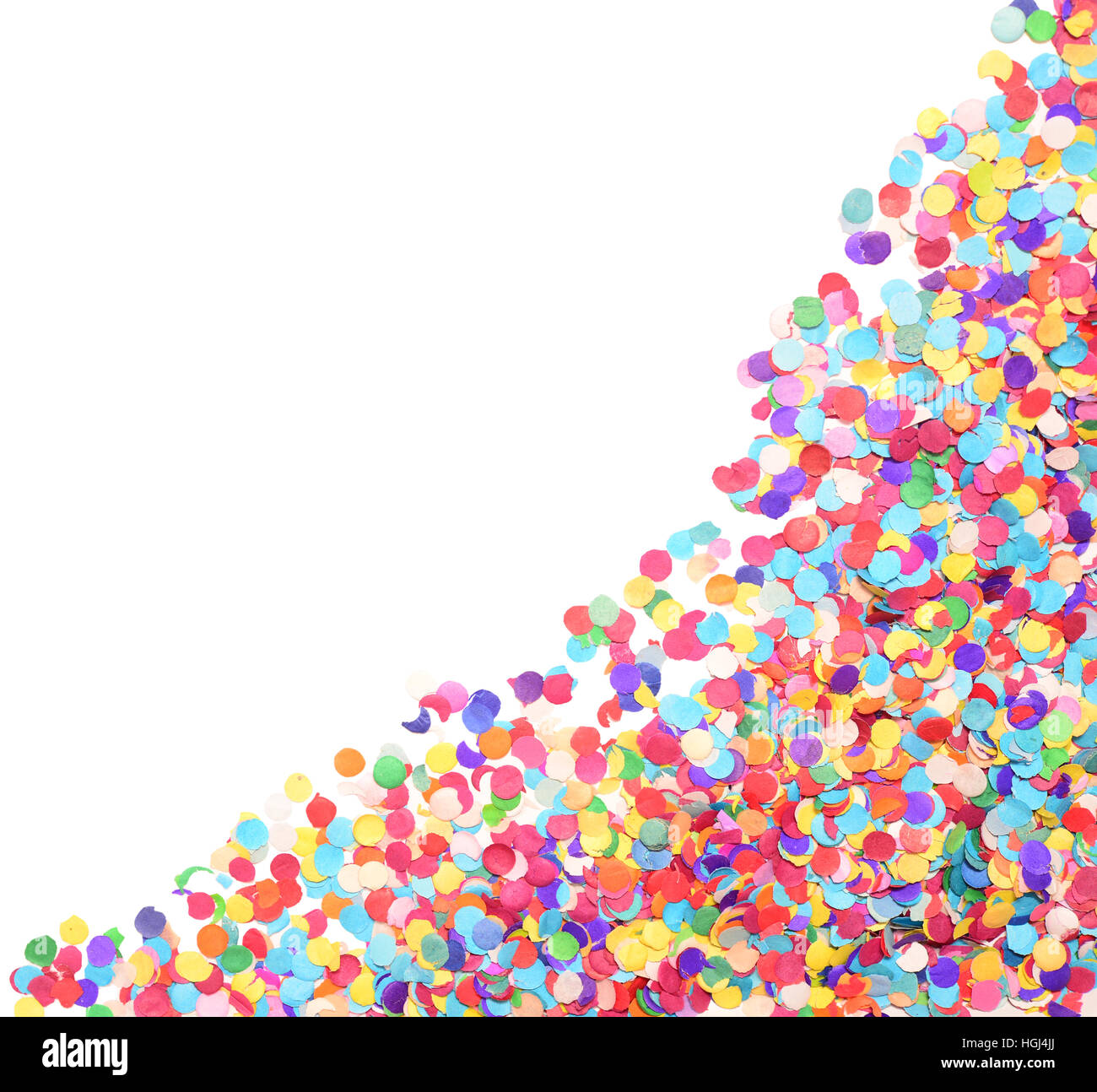 confetti isolated on white background Stock Photo - Alamy