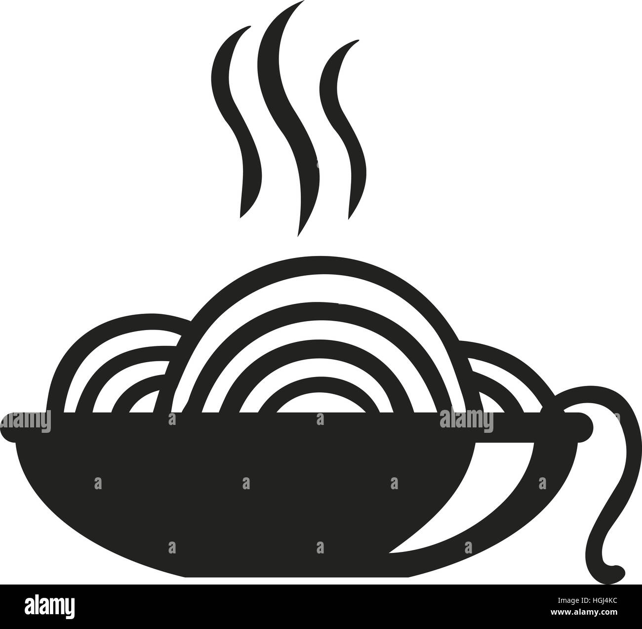 Pasta dish icon spaghetti Stock Photo - Alamy