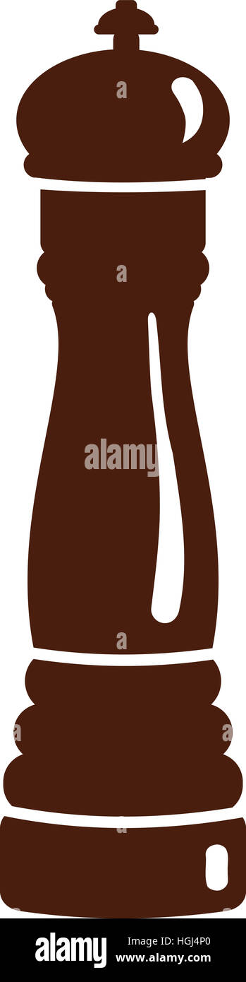 Pepper mill icon Stock Photo - Alamy