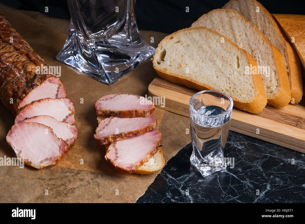 Vodka snack hi-res stock photography and images - Alamy