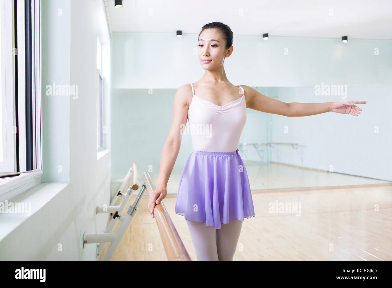Practicing ballet in hi-res stock photography and images - Alamy