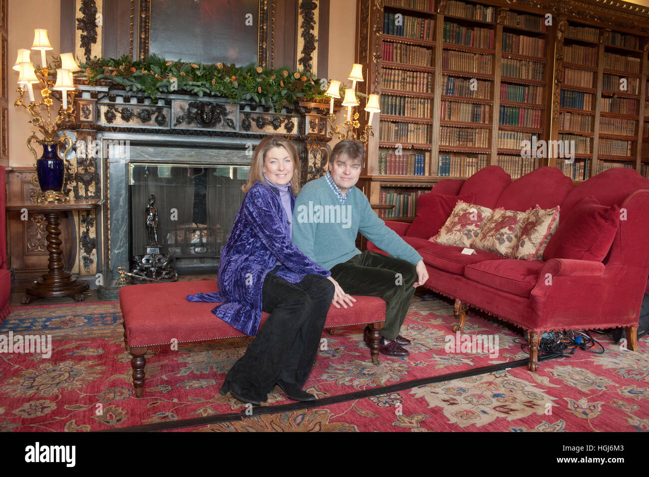 Lord carnarvon and fiona hi-res stock photography and images - Alamy