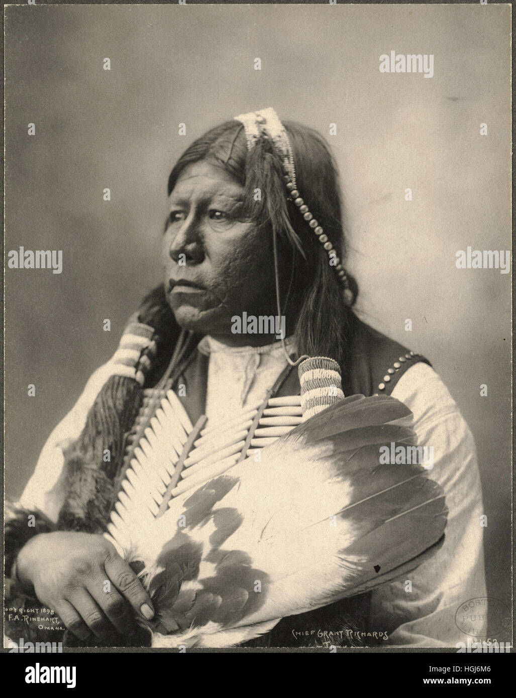 Tonkawa chief grant richards hi-res stock photography and images - Alamy