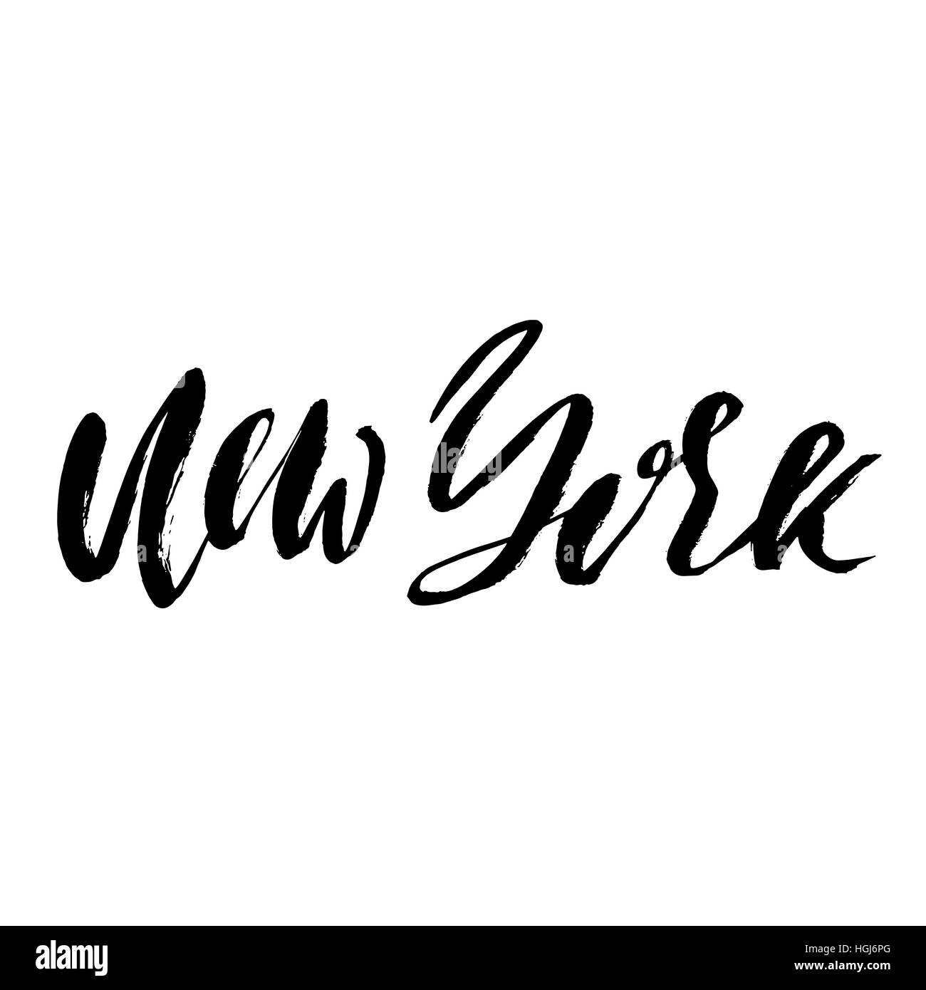 Retro new york typography Stock Vector Images - Alamy