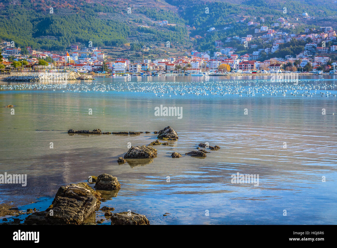 Podstrana place in suburb of town Split, Croatia Stock Photo - Alamy