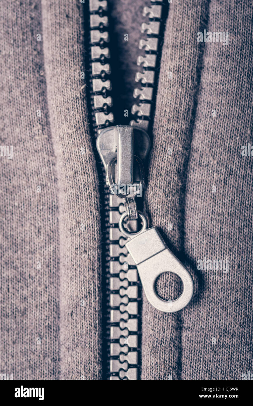 Zipper close object detail hi-res stock photography and images - Alamy