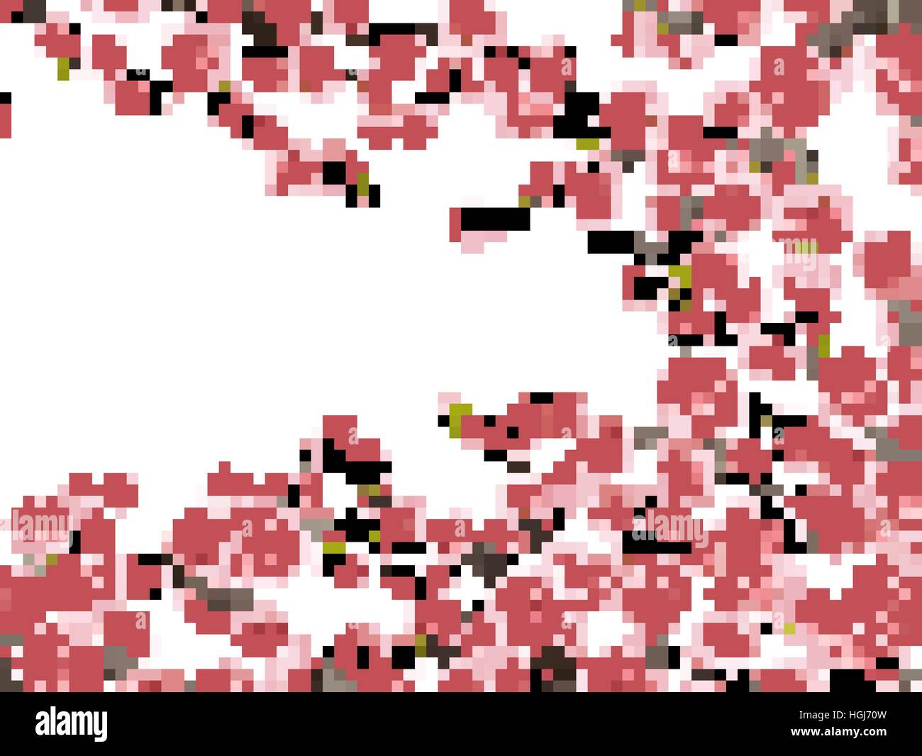Bush pink Stock Vector Images - Alamy