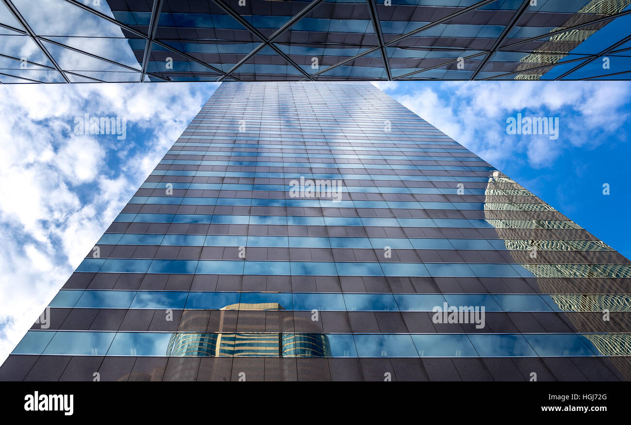 Windows of commercial building in Hong Kong Stock Photo - Alamy
