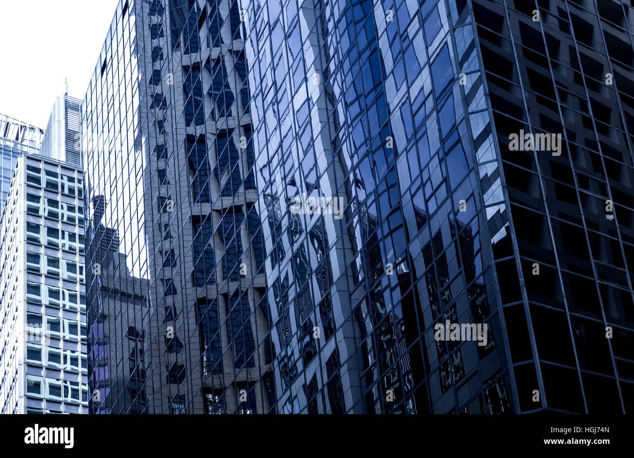 Windows of commercial building in Hong Kong Stock Photo - Alamy