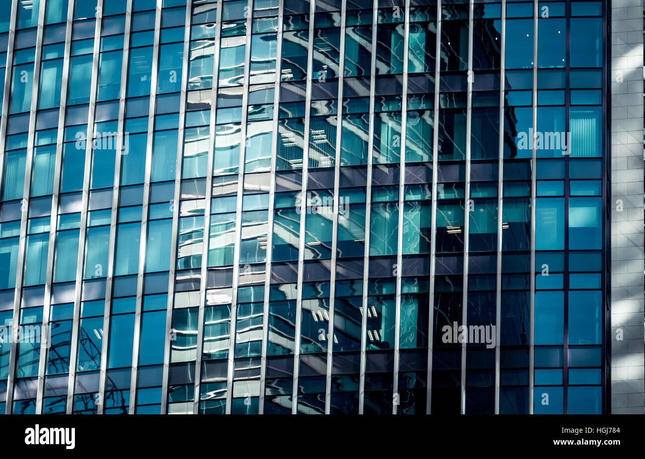 Windows of commercial building in Hong Kong Stock Photo - Alamy