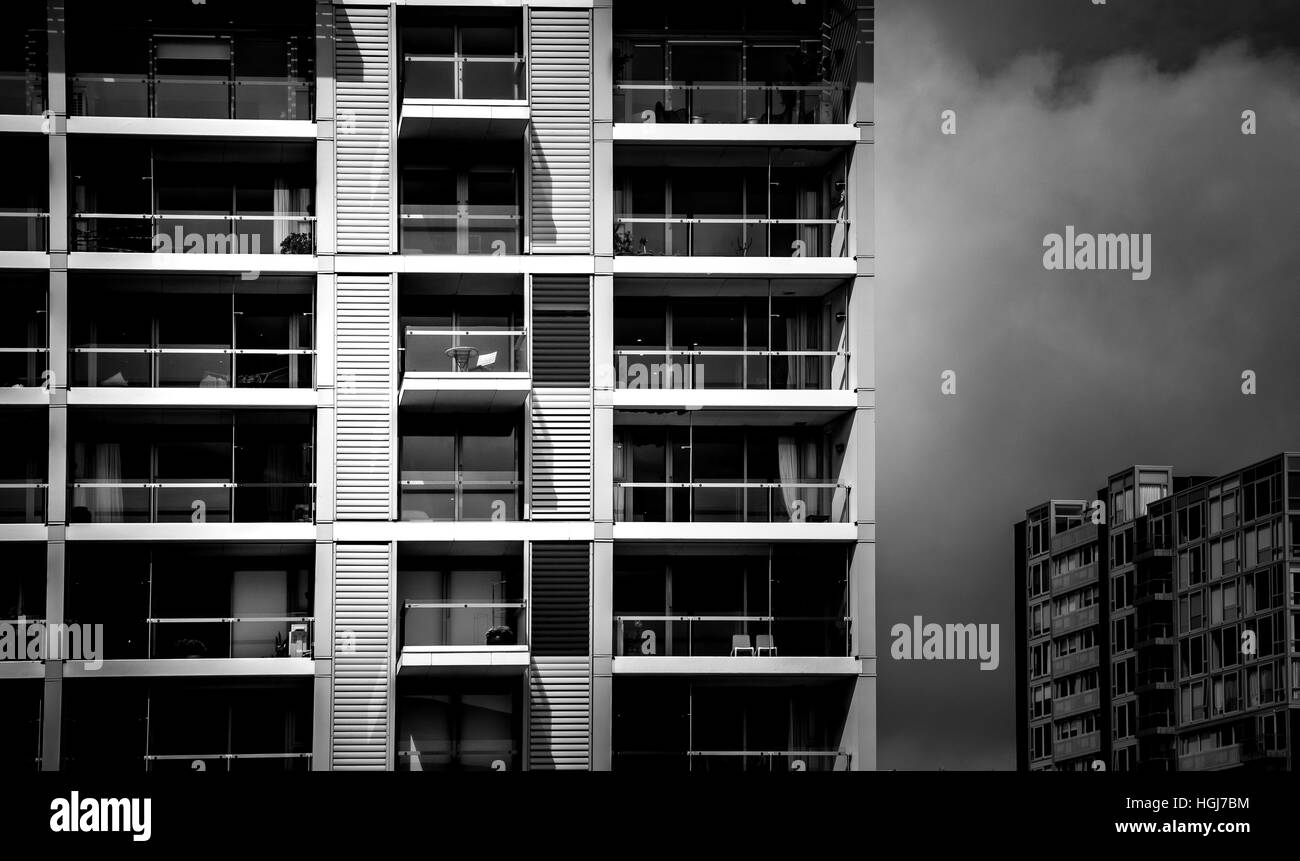 Windows of commercial building in New Zealand Stock Photo - Alamy