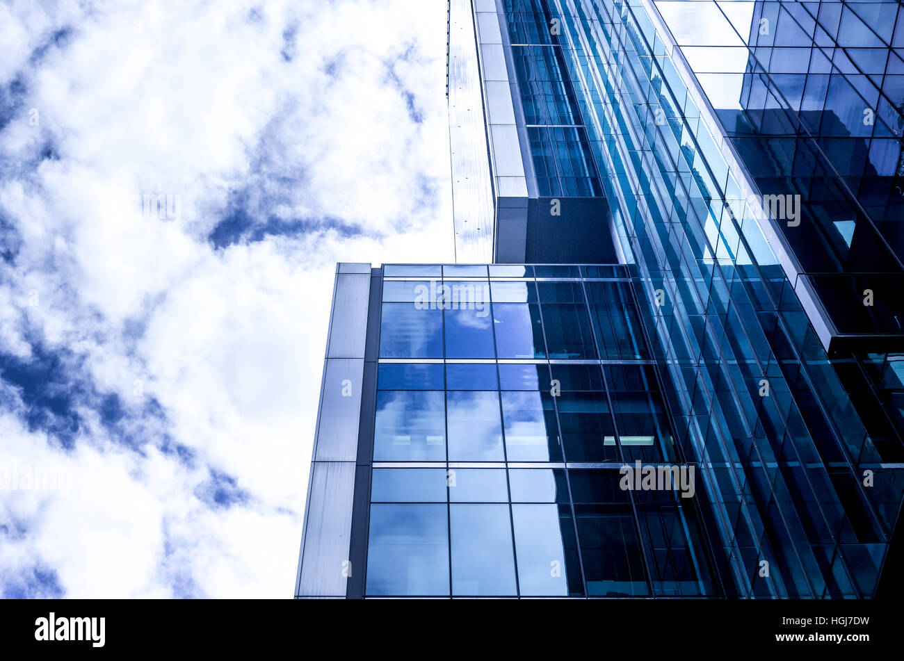 Windows of commercial building in New Zealand Stock Photo - Alamy
