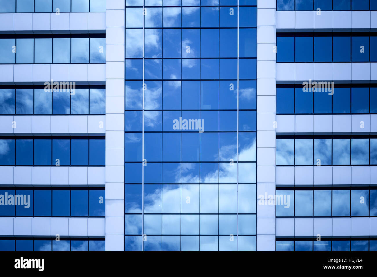 Windows of commercial building in New Zealand Stock Photo - Alamy
