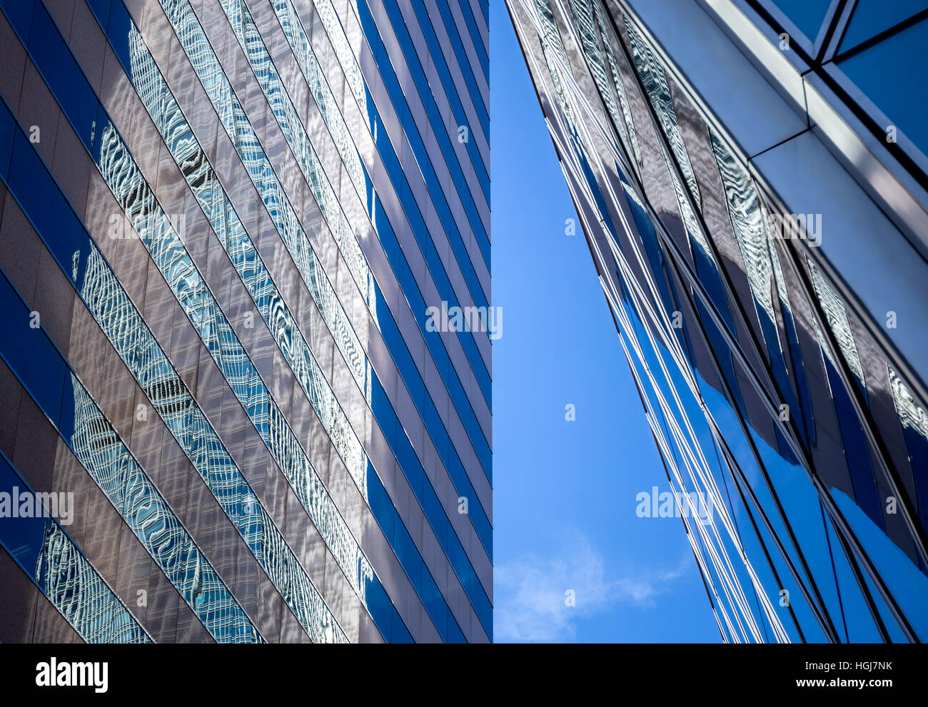 Windows of commercial building in Hong Kong Stock Photo - Alamy