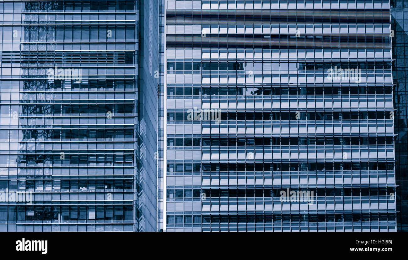 Windows of commercial building in Hong Kong Stock Photo - Alamy