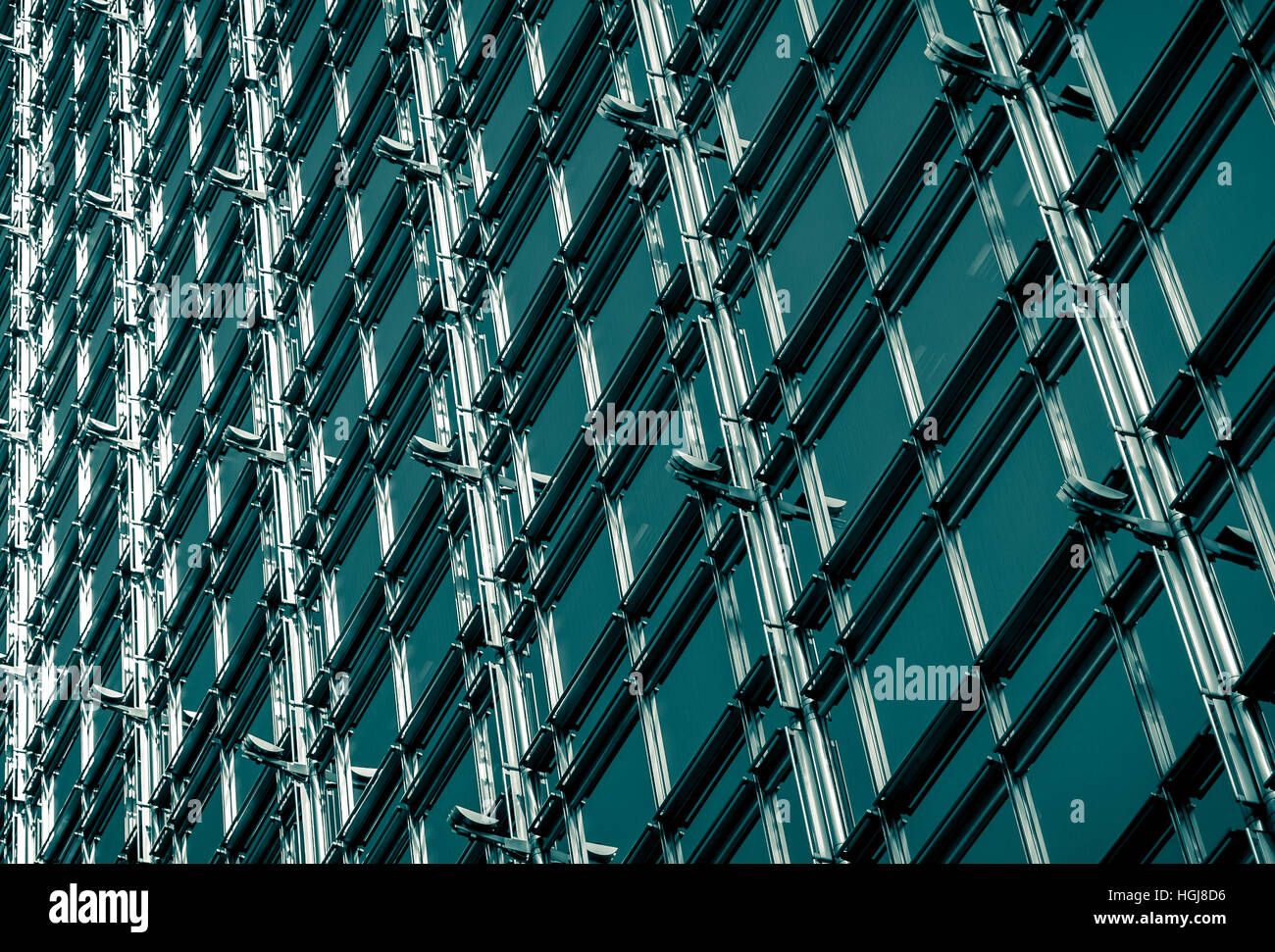 Windows of commercial building in Hong Kong Stock Photo - Alamy